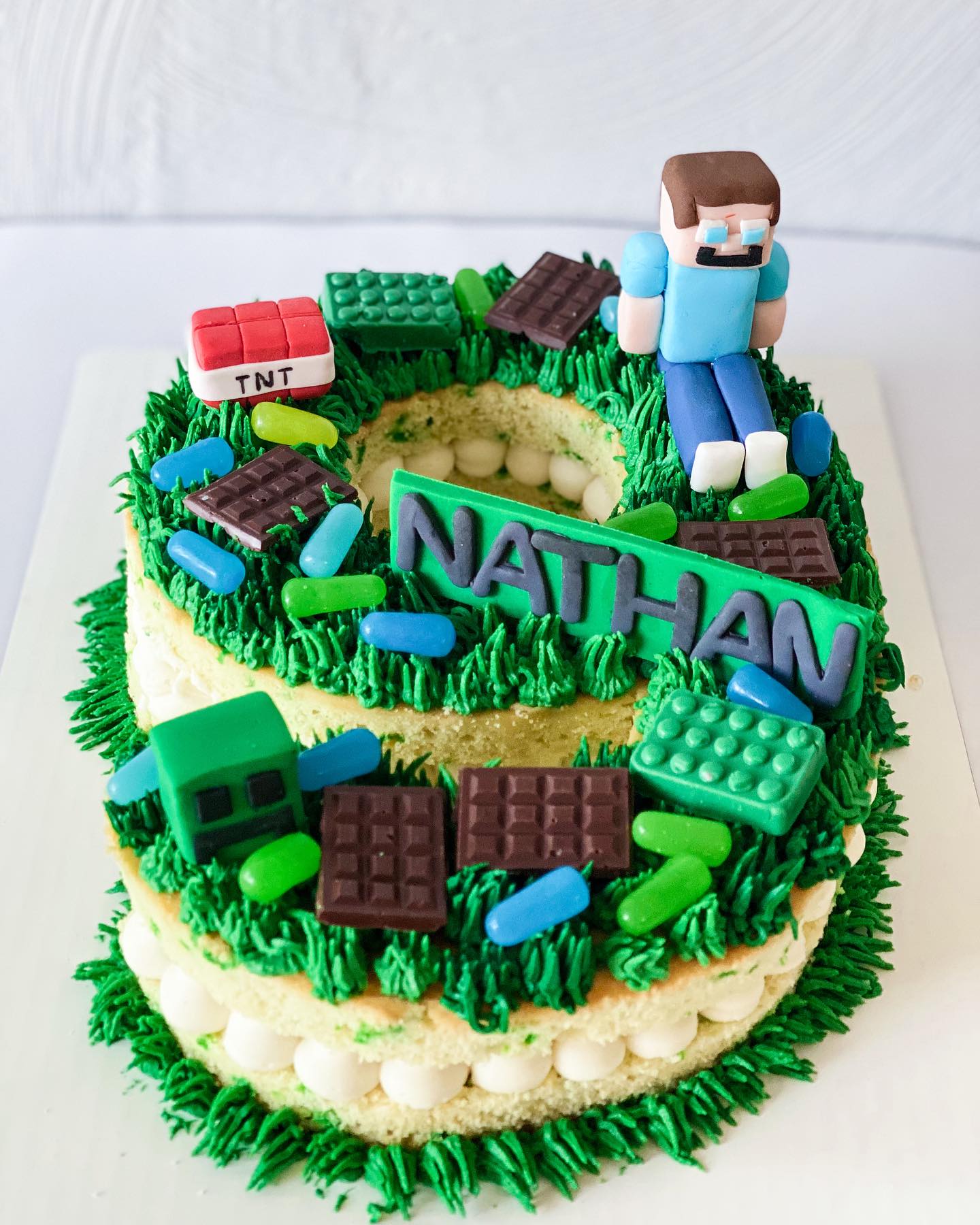 Minecraft-Theme Cake | TeaSpoon Sweets
